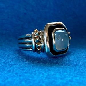 Jewelry | Bjc Samuel Benham Silver And Gold Chalcedony Set Very Rare ...